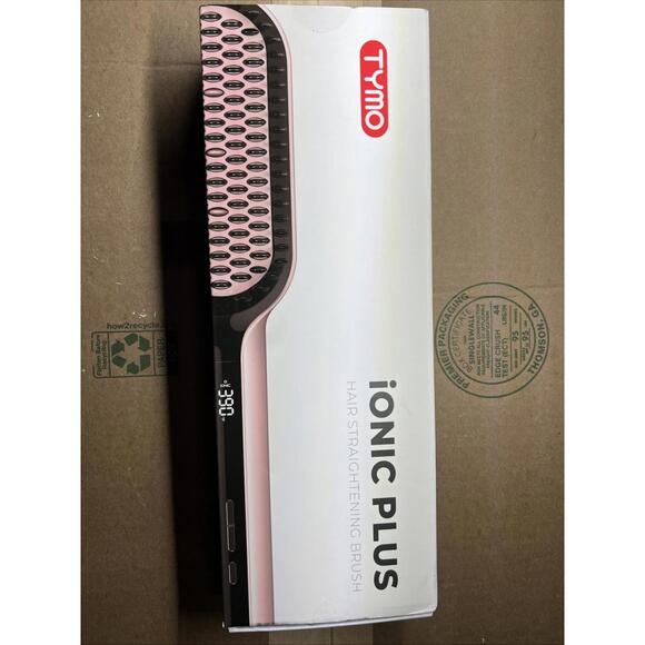 Tymo | Hair | Tymo Ionic Plus Hair Straightening Pink Brush Ceramic ...